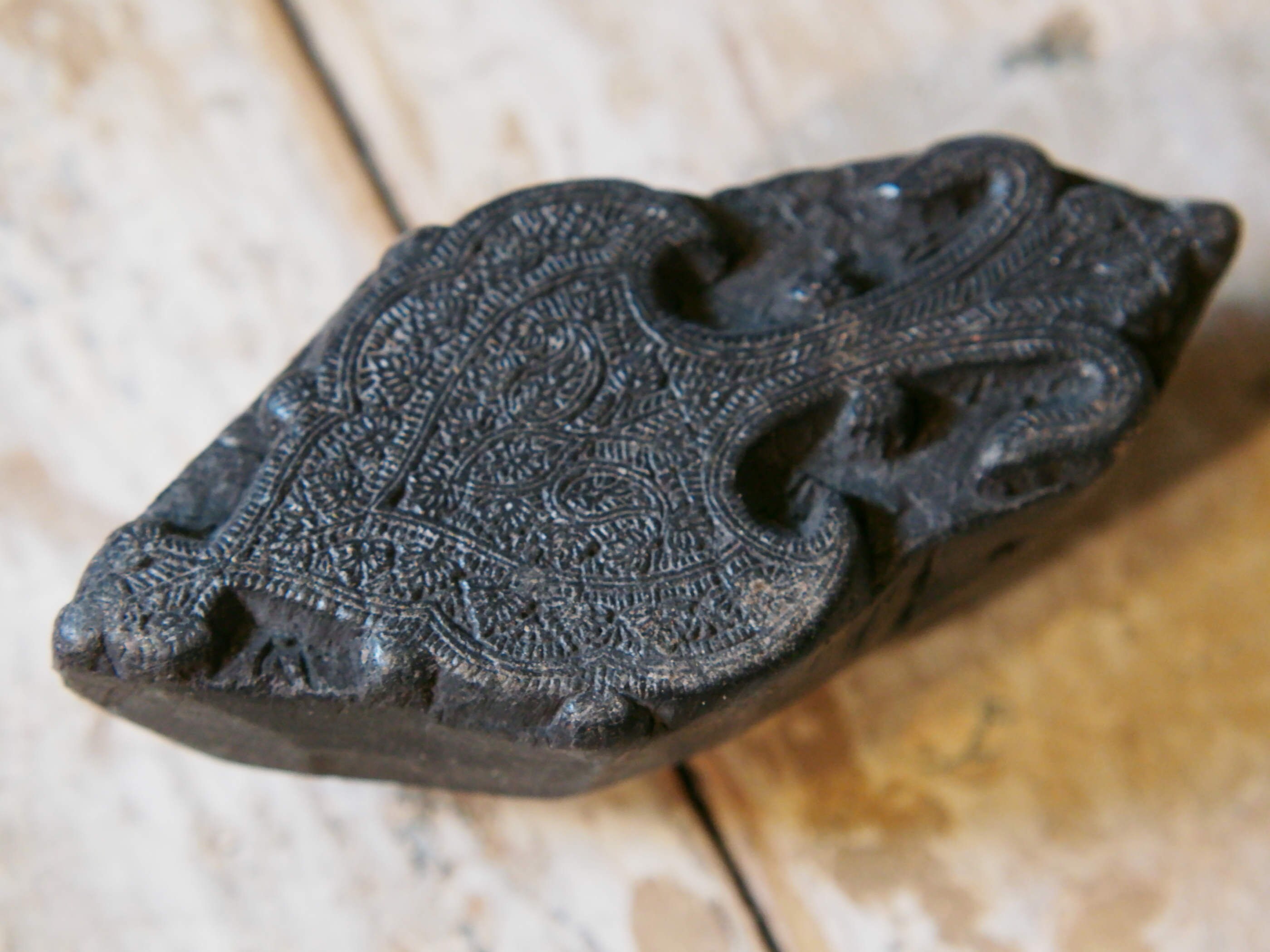Old Stamp Print Block, Screen Printing, Lithography, Fabric Mold ...