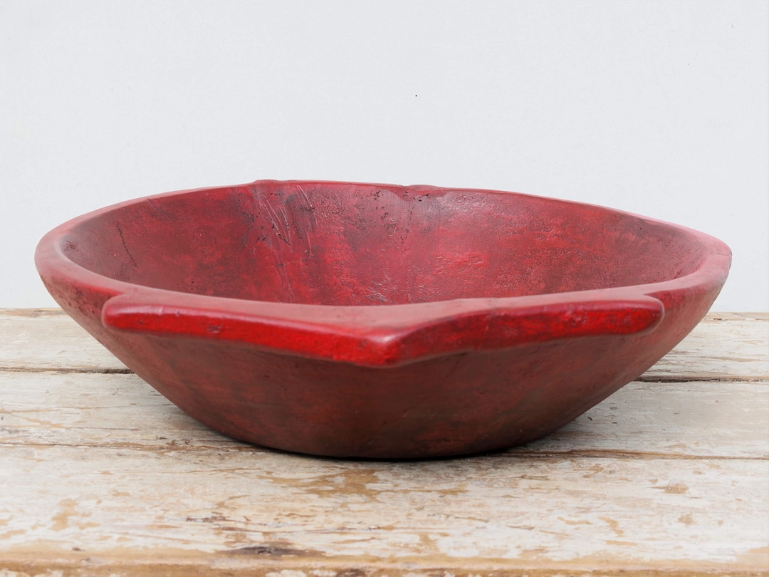 Painted Wooden Plate, Tribal, Ethnic Indian Furnishing Accessories ...