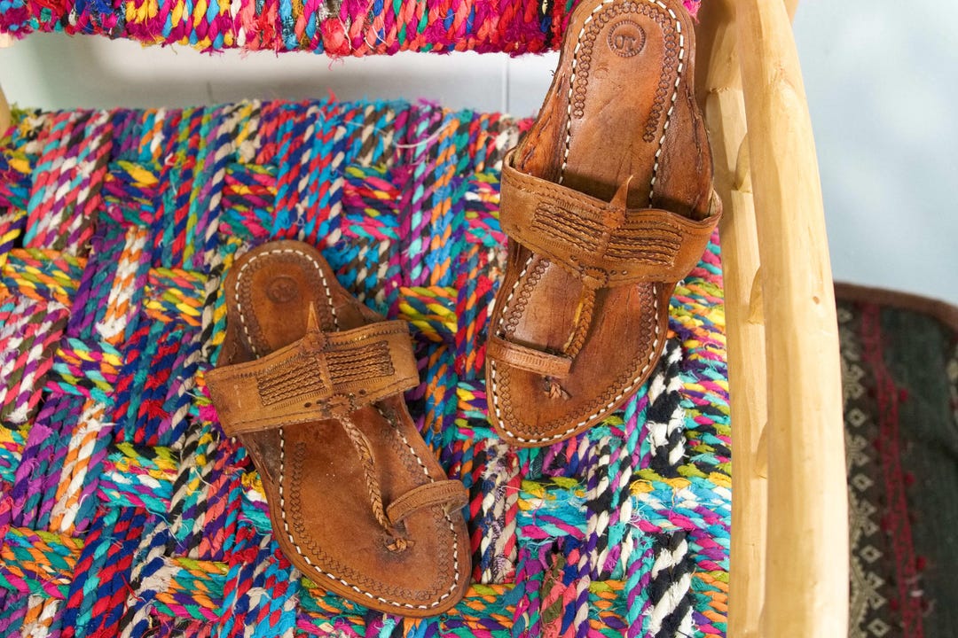 Indian Leather Flip Flops - Etsy