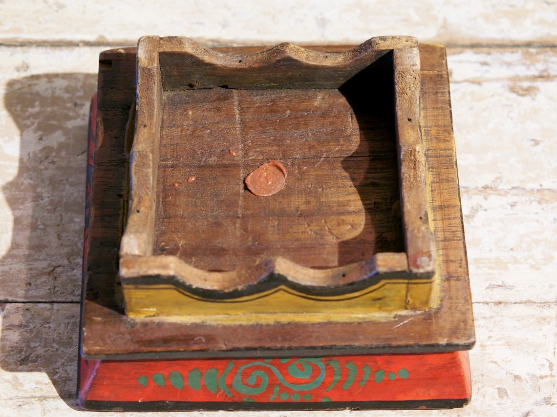 China Basket Centerpiece Chinese Decorated Painted Pocket Emptier Box ...