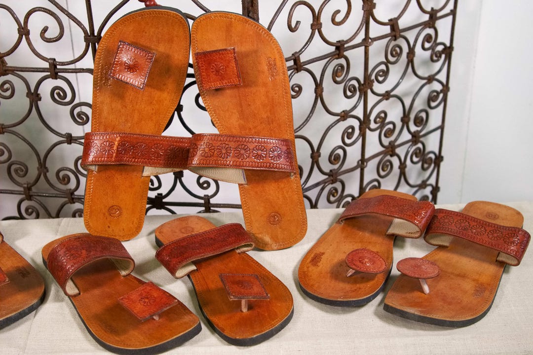 Indian Leather Flip Flops - Etsy