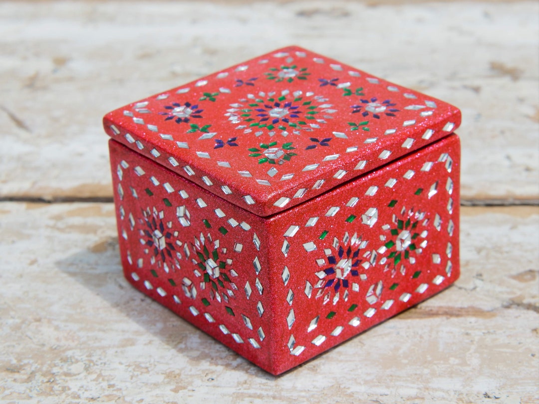 Box India Decorated Cod. BRILL2 - Etsy