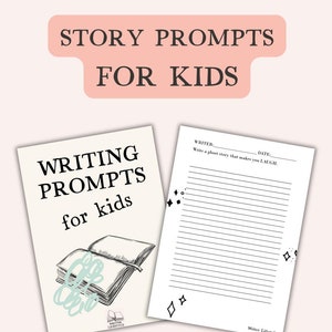 Writing Prompts Bundle for Kids, Fun Story Ideas for Young Writers ...