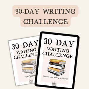 30 Day Writing Challenge With Workbook Daily Creative Writing - Etsy UK