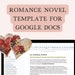 Romance Novel Outline Template for Google Docs, Romance Writing ...