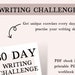 30 Day Writing Challenge With Workbook Daily Creative Writing - Etsy