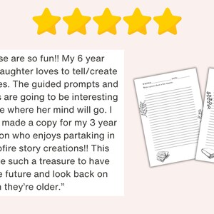 Story Prompts for Kids, Printable Writing Prompt Pages for Middle ...