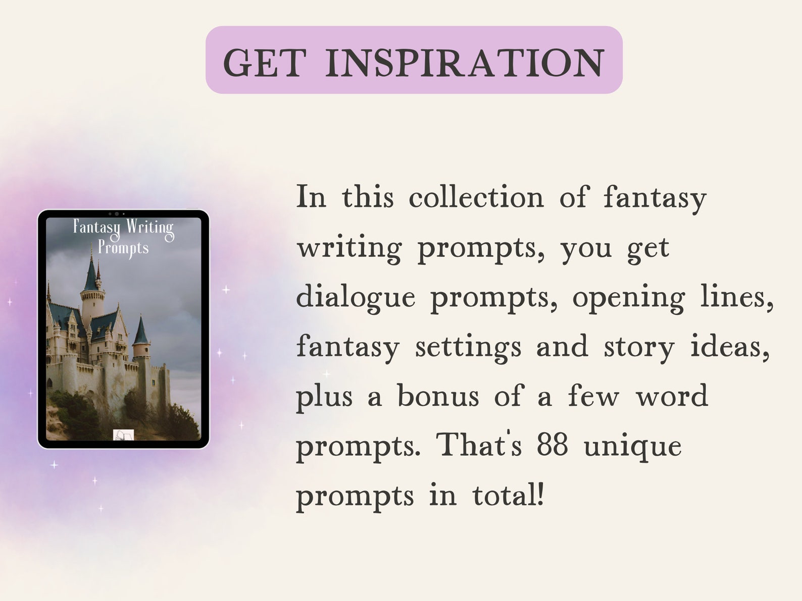 Romantasy Writing Bundle With Romance Outline Template and Planner ...