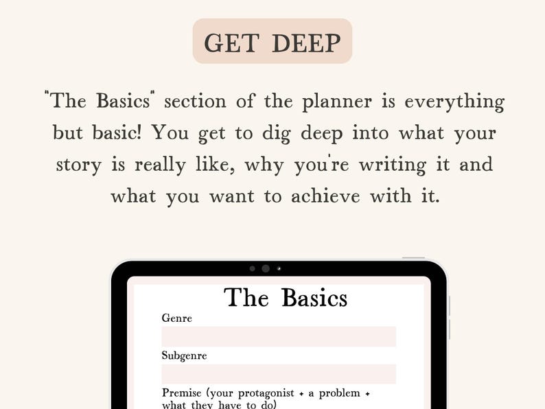 Novel Planner for Writers, Digital Plot Planning for Authors ...