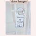 Printable Door Hanger, Writer at Work, Do Not Disturb, Printables for ...