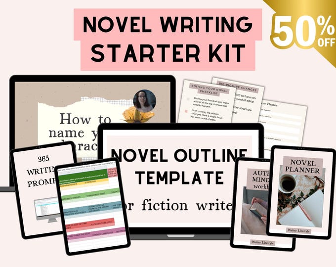 Windows Nanowrimo 50,000 Words - Scrivener Template & Outline | Plot Planner | Writing Template ...