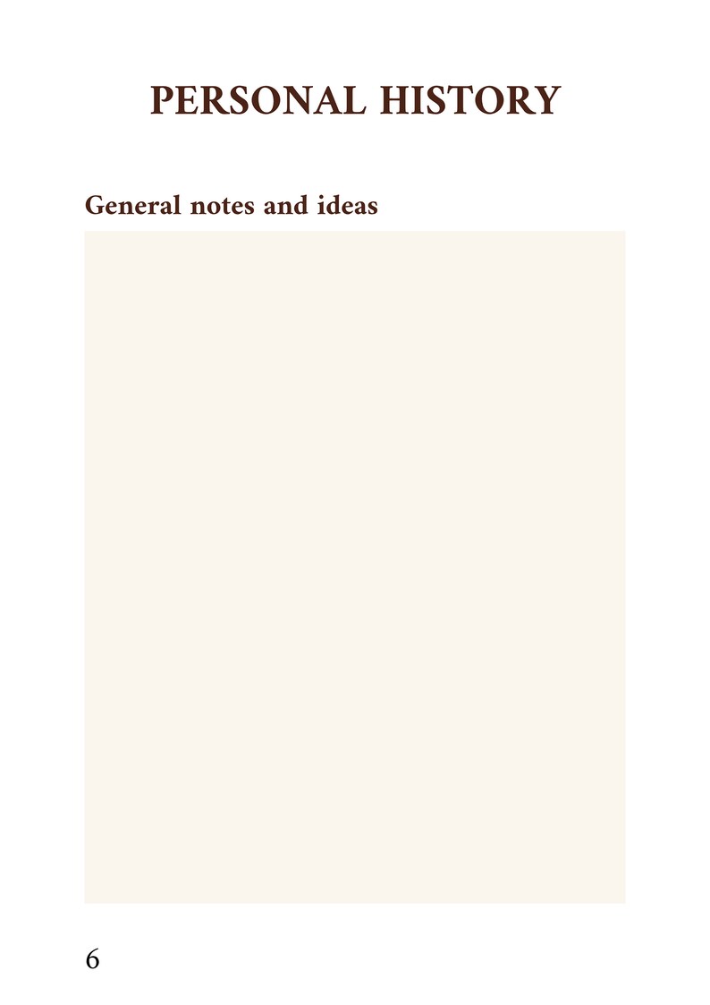 Character Workbook for Writing a Novel Interactive Character - Etsy