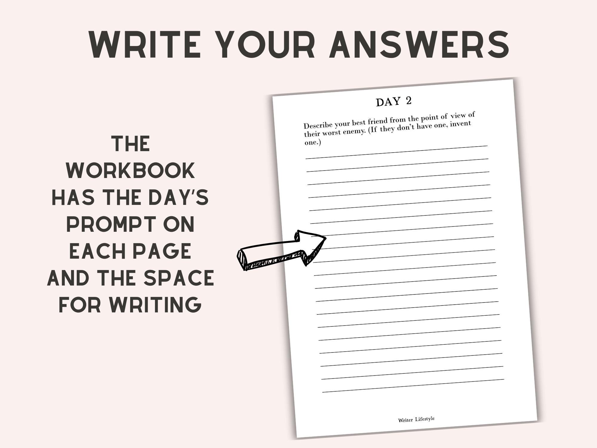 30 Day Writing Challenge With Workbook (PDF Ebooks) - Etsy