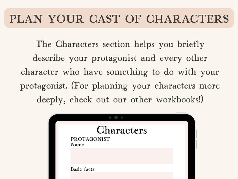 Novel Planner for Writers, Digital Plot Planning for Authors ...