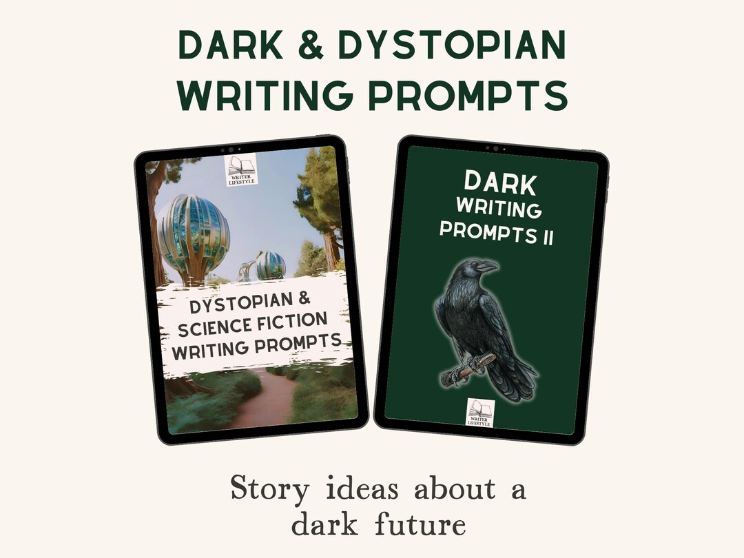 Writing Prompts Bundle With Scifi and Dystopian Story Starters & Dark ...