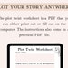Printable and Digital Plot Twist Worksheet, Plot Planning and Story ...