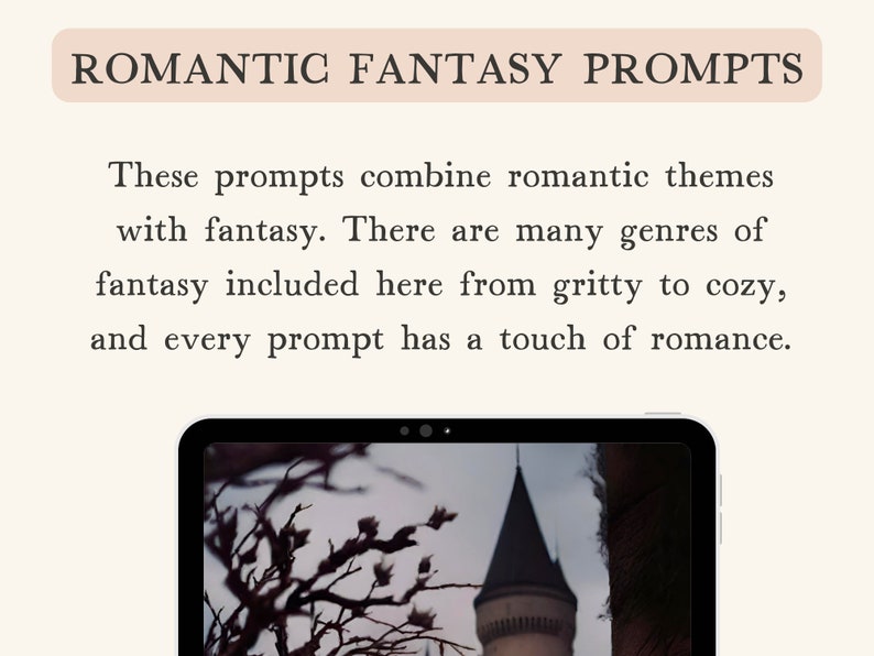 Romantic Fantasy Writing Prompts, Romantasy Story Starters, Scene Ideas ...