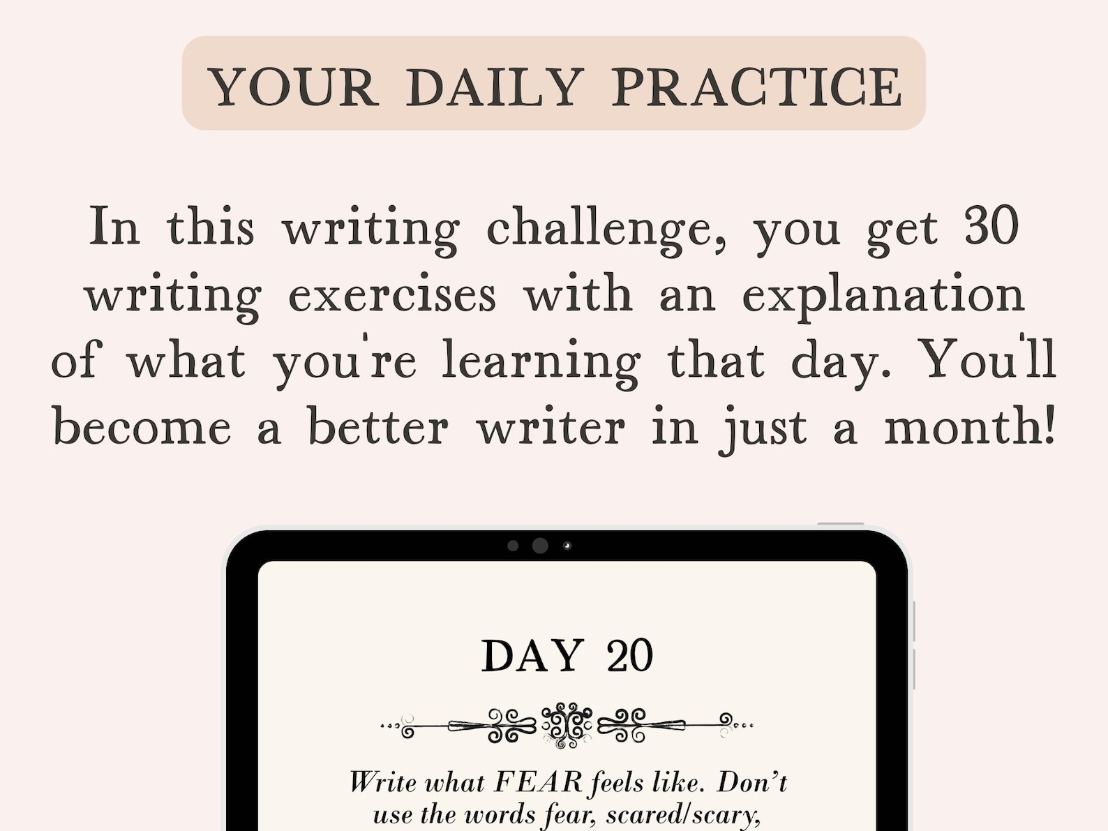 30 Day Writing Challenge With Daily Creative Writing Prompts, Book ...