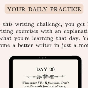 30 Day Writing Challenge With Daily Creative Writing Prompts, Book ...