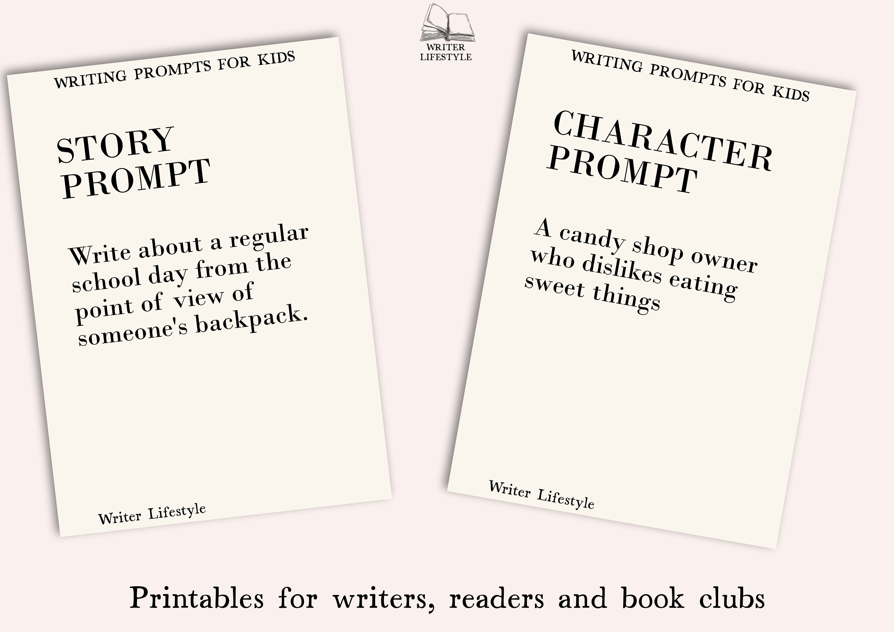 Writing Prompts Bundle for Kids, Fun Story Ideas for Young Writers ...