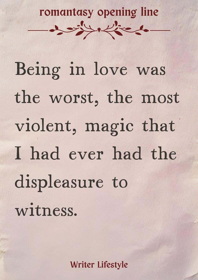 Romantasy Writing Prompts, Story Starters for Romantic Fantasy Fiction ...