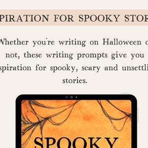 Spooky Writing Prompts, Halloween Writing Inspiration for Scary Stories ...