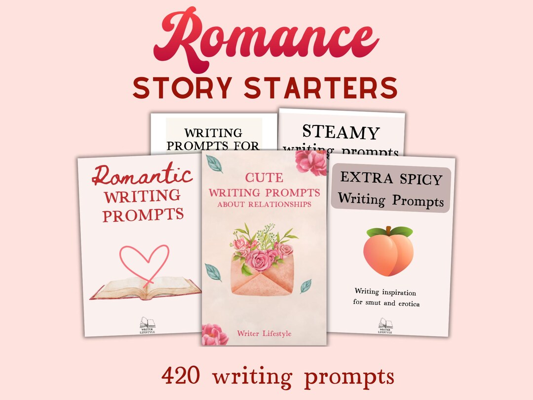 Romance Writing Prompts Mega Bundle, 400+ Story Starters About Couples ...