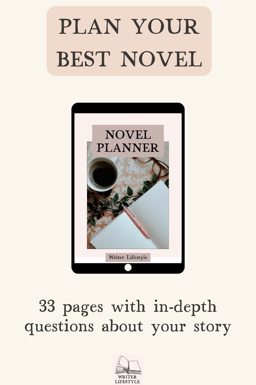 Novel Planner for Writers, Digital Plot Planning for Authors ...