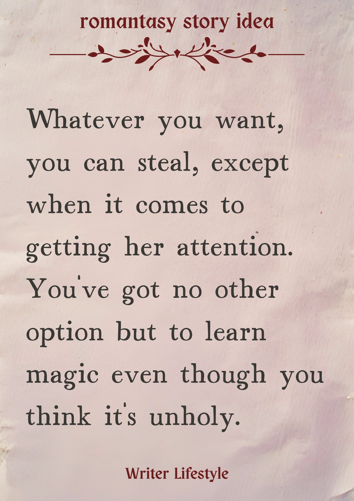 Romantasy Writing Prompts, Story Starters for Romantic Fantasy Fiction ...