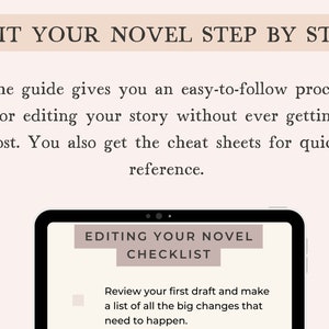 Quick Guide to Editing Your Novel, Ebook and Cheat Sheets for Writers ...