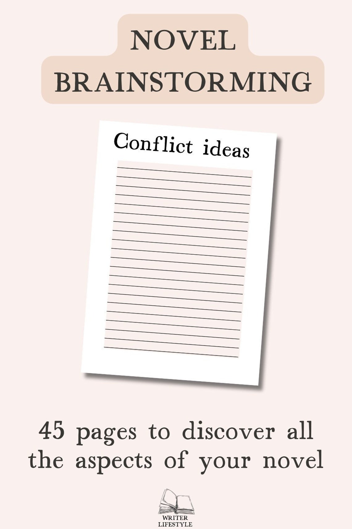 Brainstorming Printables for Writers, Story Idea Organizer for Authors ...