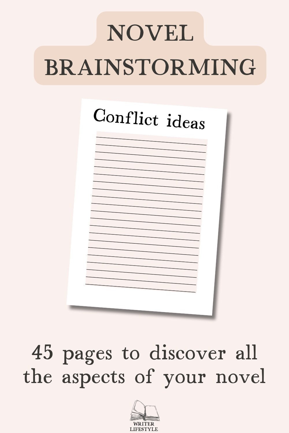 Brainstorming Printables for Writers, Story Idea Organizer for Authors ...