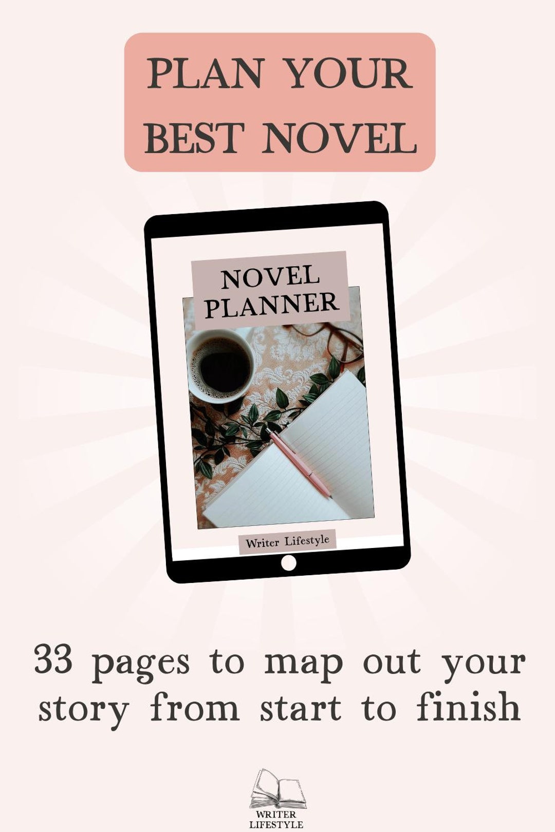Novel Planner for Writers, Digital Plot Planning for Authors ...