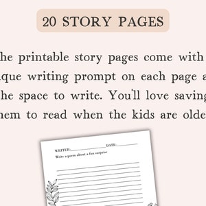 Writing Prompts Bundle for Kids, Fun Story Ideas for Young Writers ...