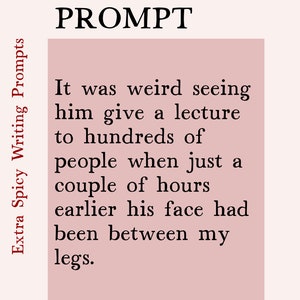 Spicy Writing Prompts and Adult Story Ideas (PDF) - Etsy UK