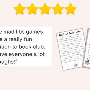 Printable Game Bundle for Book Clubs, Bookworm Party Games, Book Club ...