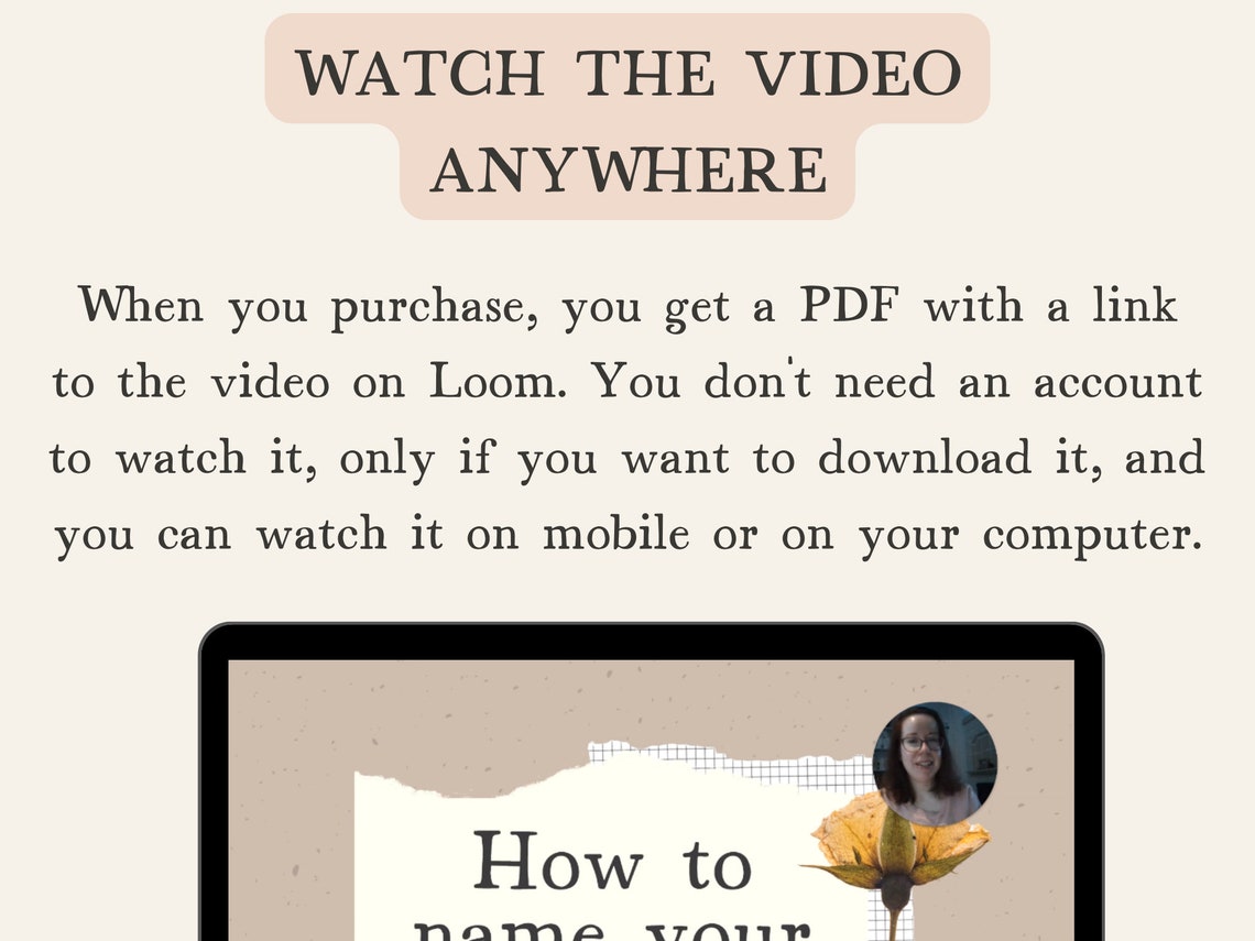 Character Name Video Workshop, How to Name Your Novel Characters ...