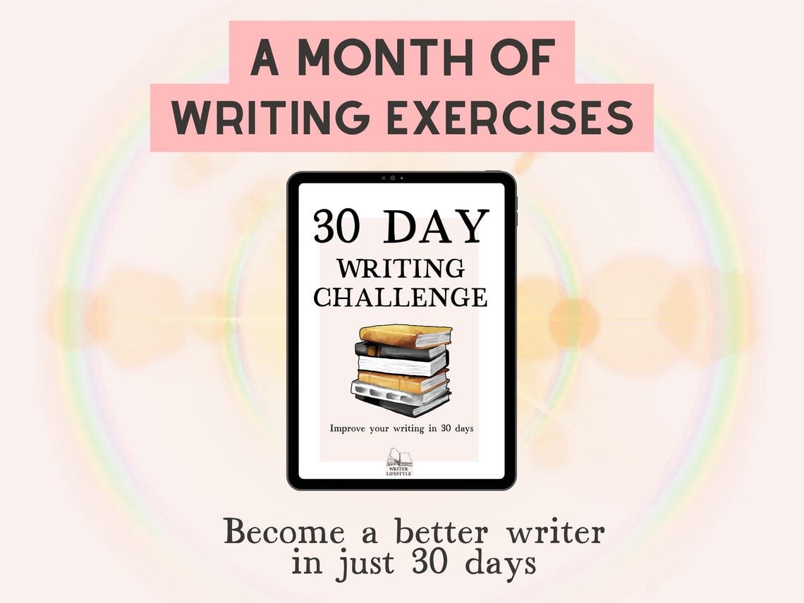 30 Day Writing Challenge With Daily Creative Writing Prompts, Book ...