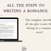 Romance Novel Outline Template for Google Docs, Romance Writing ...