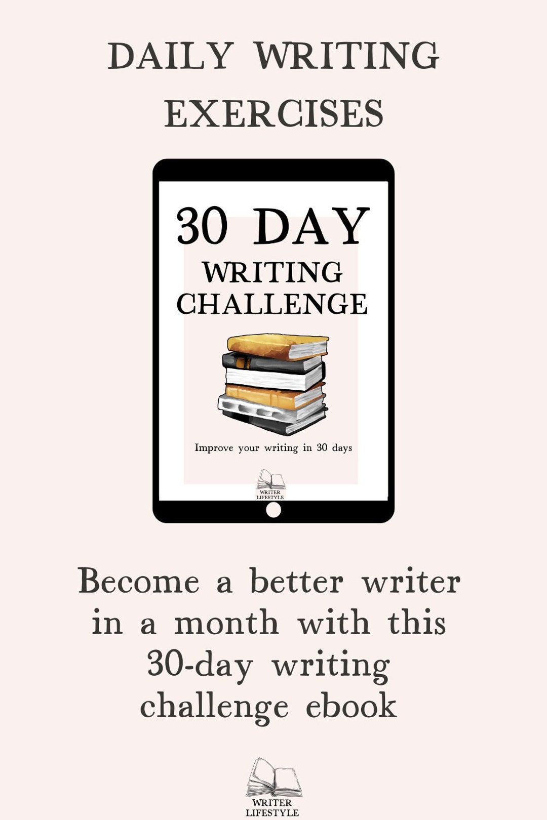 30 Day Writing Challenge With Daily Creative Writing Prompts, Book ...