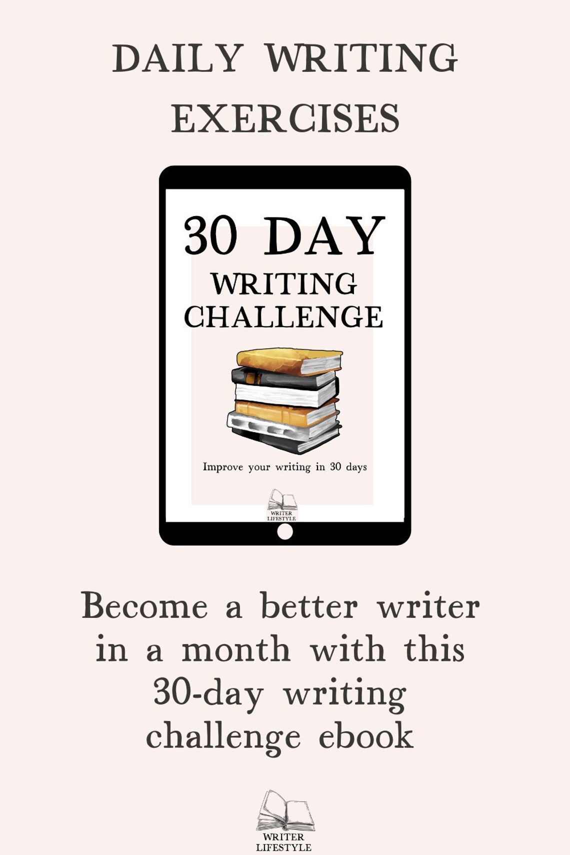 30 Day Writing Challenge With Daily Creative Writing Prompts, Book ...