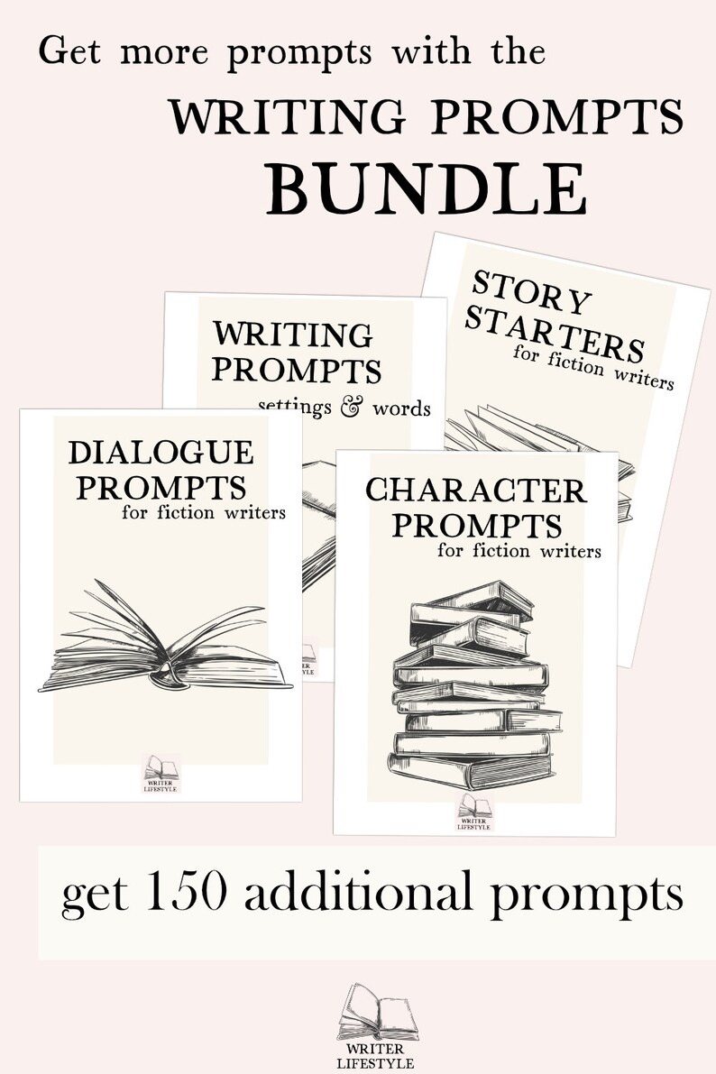 Character Prompts for Fiction Writers Ebook, Creative Writing ...