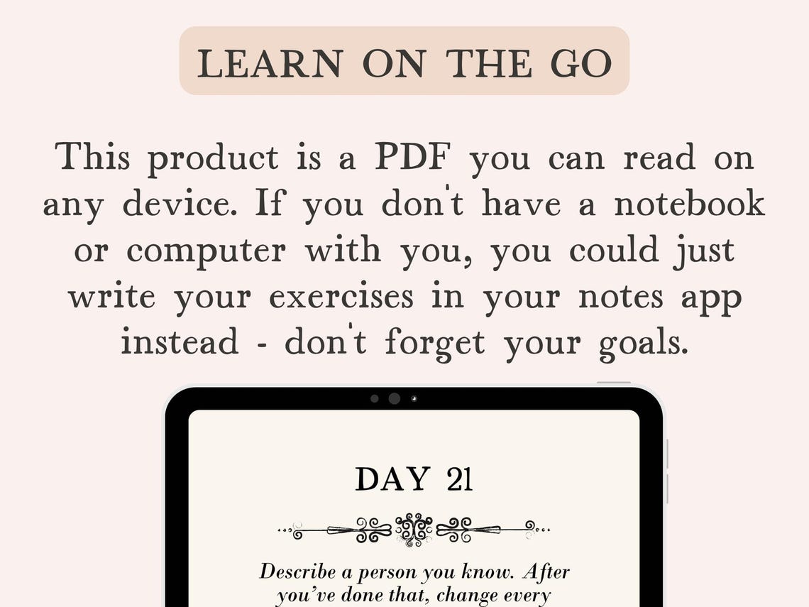 30 Day Writing Challenge With Daily Creative Writing Prompts, Book ...