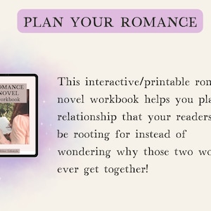 Romantasy Writing Bundle With Romance Outline Template and Planner ...