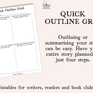 Story Writing Template for Authors Writer Printables for - Etsy