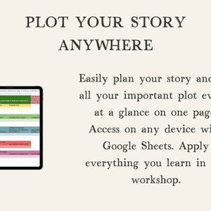 Story Structure Workshop and Digital Story Planner, Writing a Novel ...