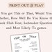 Book Club Icebreaker Activities Bundle, Printable Games, Get to Know ...