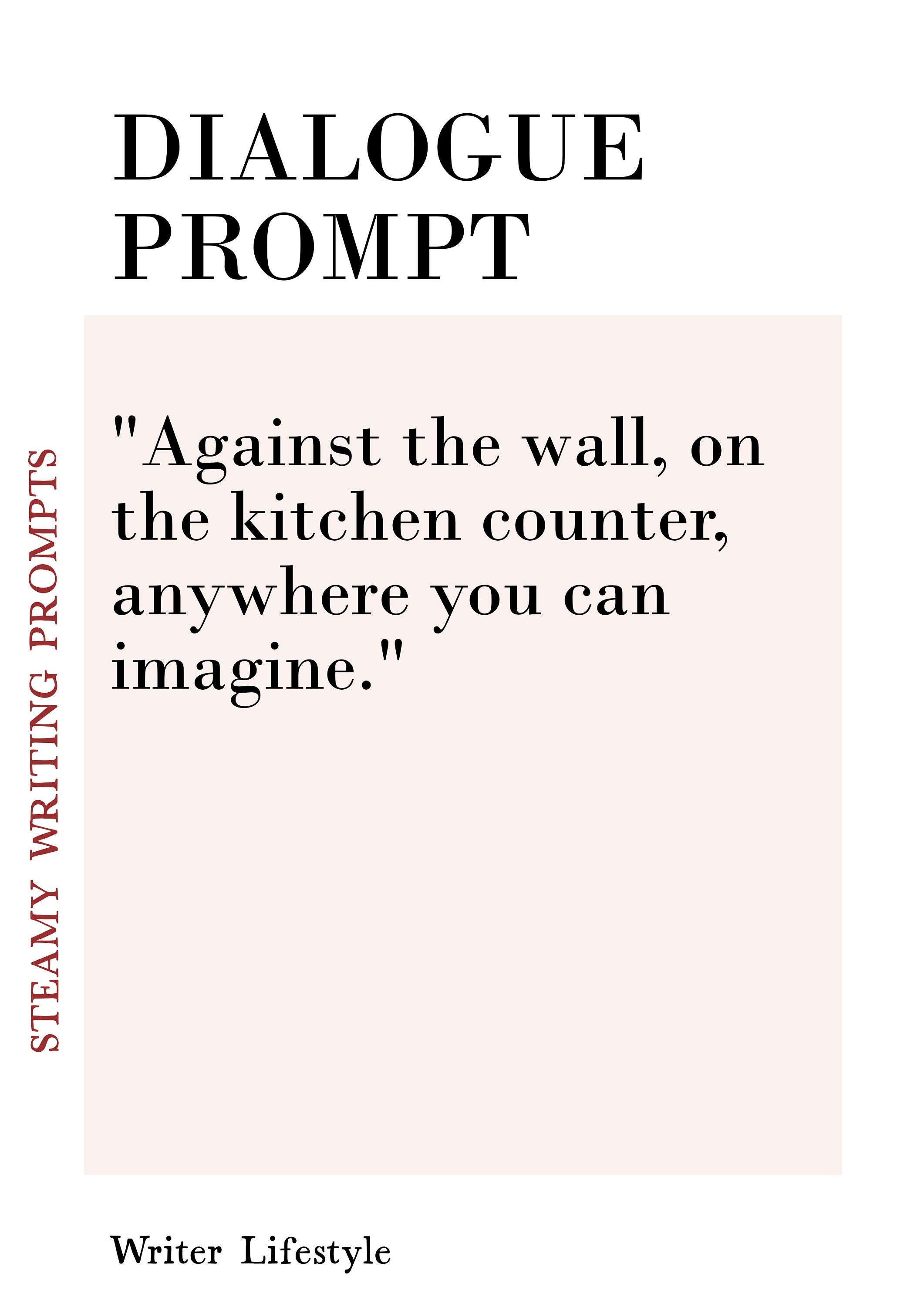 Steamy Romance Writing Prompts, Romantic Writing Inspiration for Adult ...