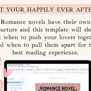 Romance Novel Outline Template for Google Docs, Book Writing Beat Sheet ...