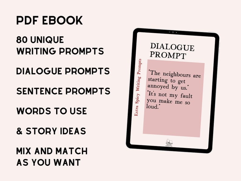 Spicy Writing Prompts and Adult Story Ideas (PDF) - Etsy UK